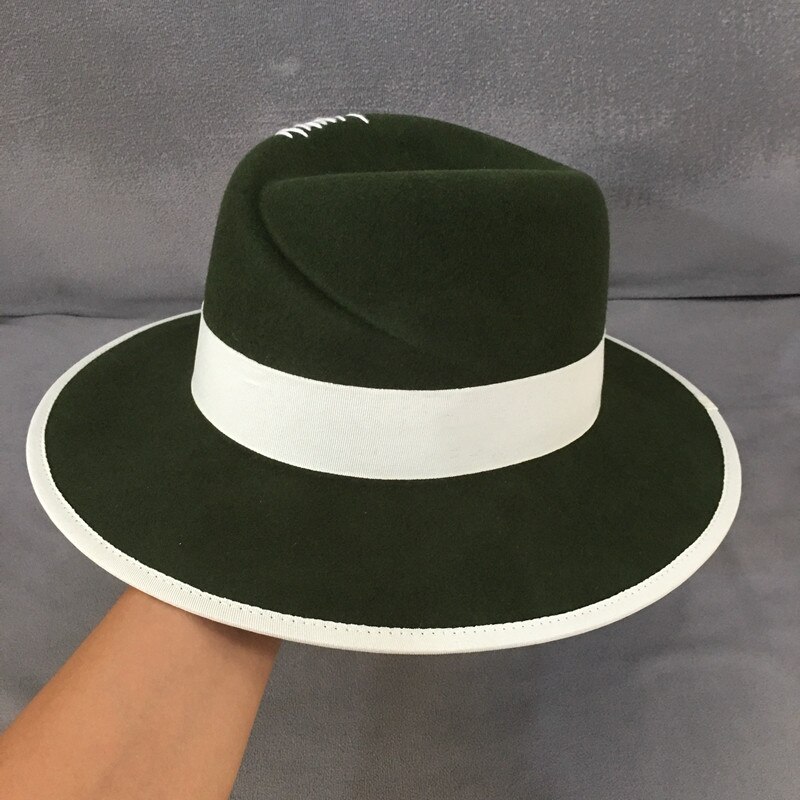 Fedora winter wool green in Europe and the felt ha... – Grandado