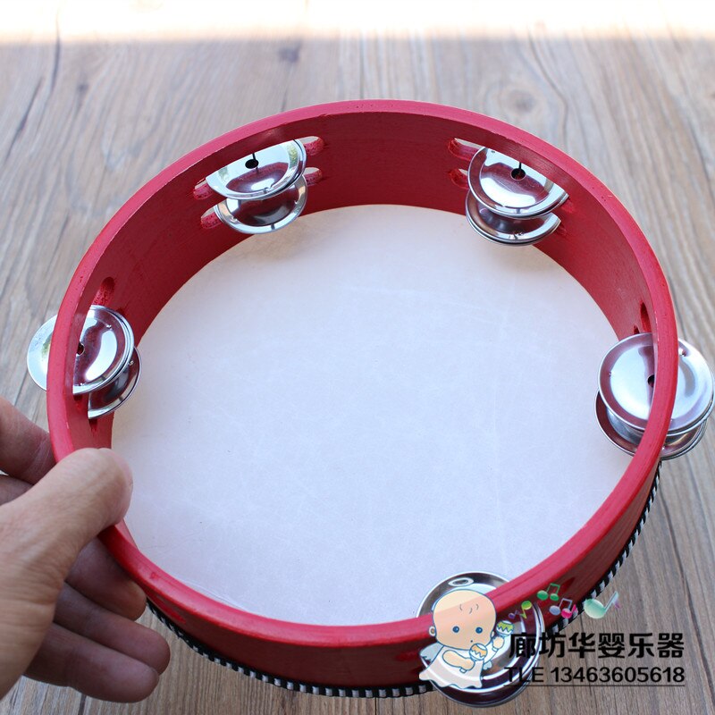Orff Double Row Tambourine Percussion Instrument C... – Vicedeal