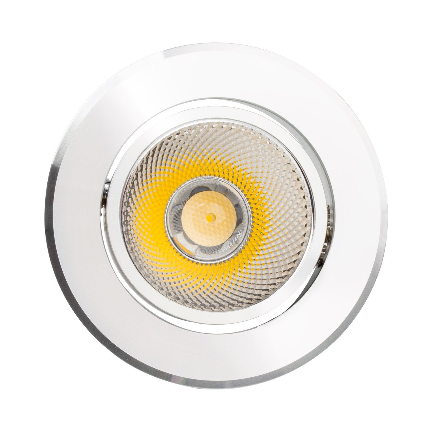 Fokus LED Downlight COB Address Rund 12W Silber – Vicedeal