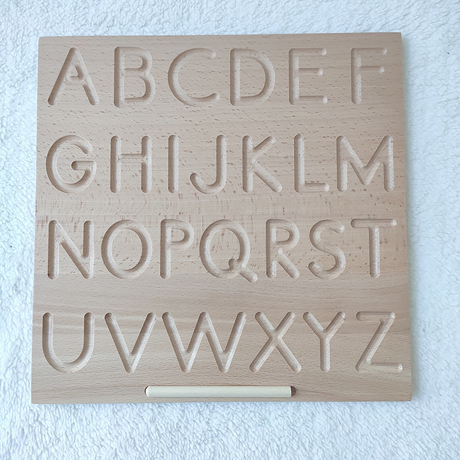 Wood English Alphabet Number Cognitive Writing Boa... – Vicedeal