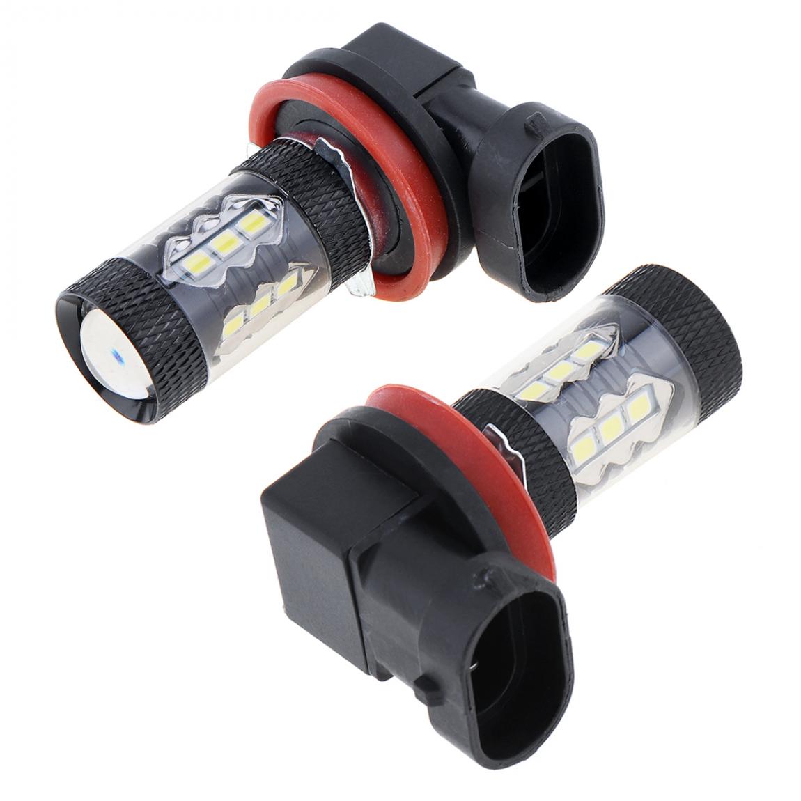 2 stücke H11 / H8 80W IP65 3030 LED 16SMD Leuchtmi... – Vicedeal