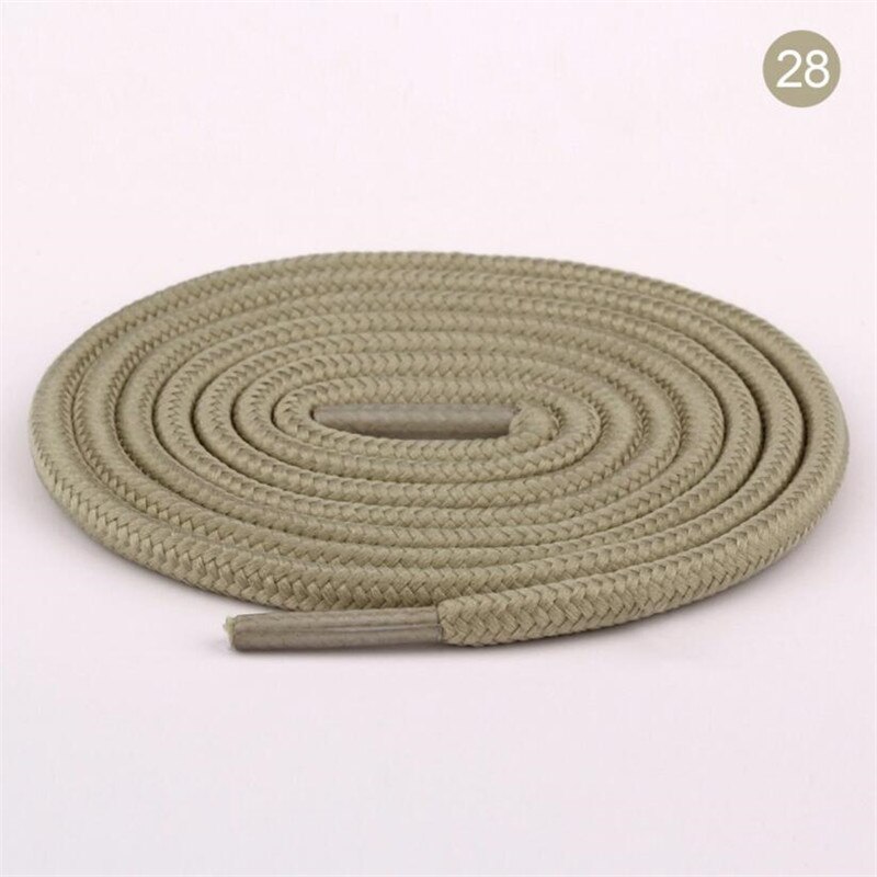 Unisex Classic Solid Round Shoelaces Durable Polye... – Grandado