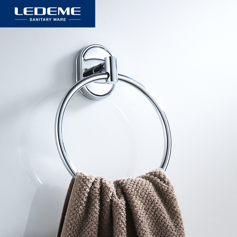 LEDEME Wall Mounted Bath Towel Ring Hand Rack Roll... – Grandado