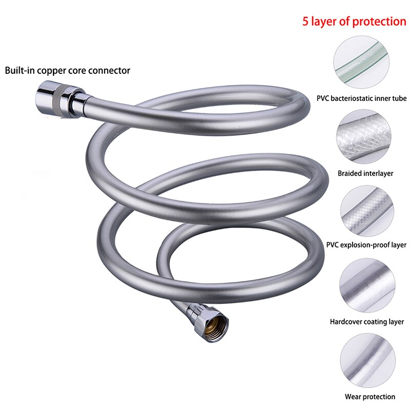 Pvc Hoge Druk Douche Sanitair Slang Flexibele Hand... – Vicedeal