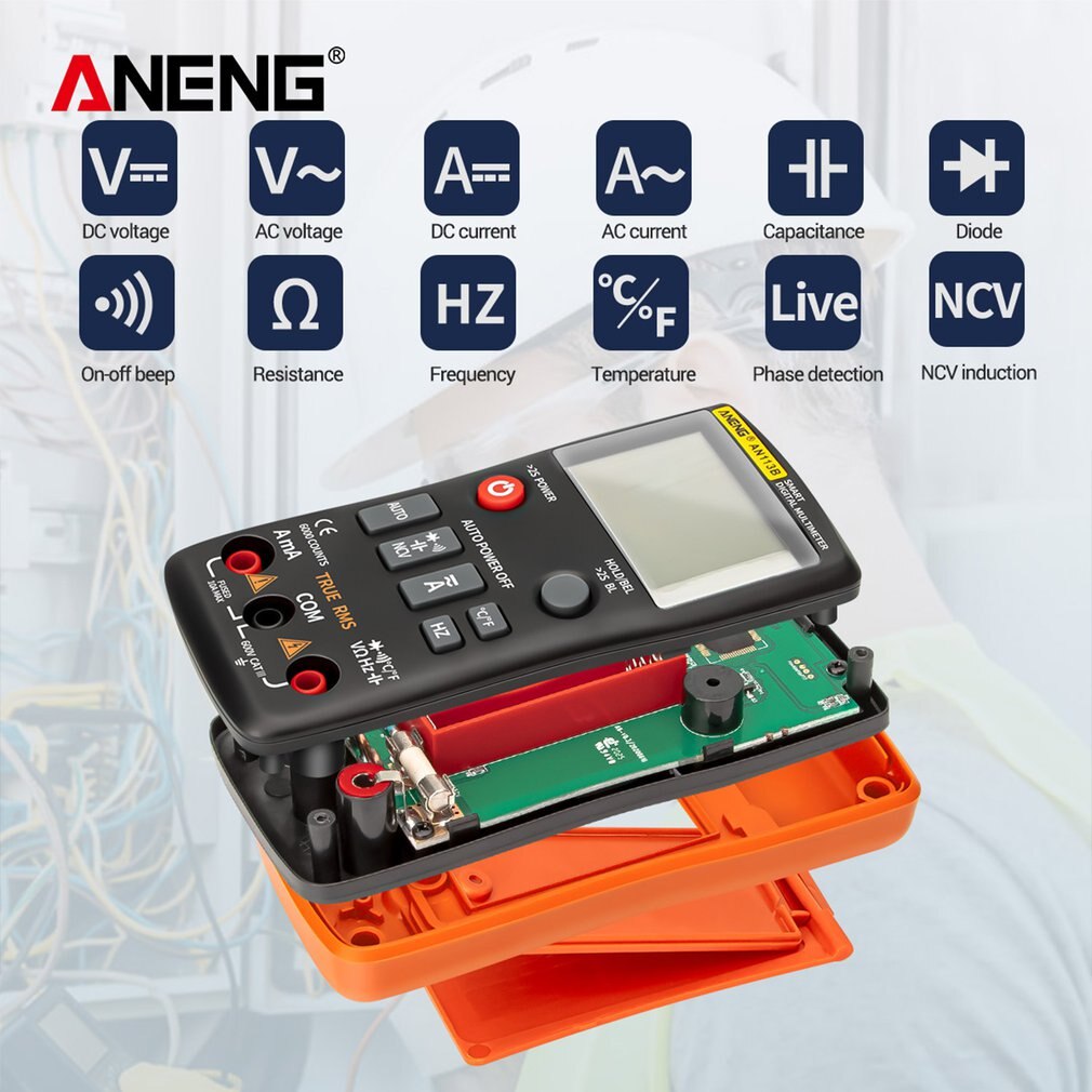 High Precision Digital Multimeter Digital Display Grandado
