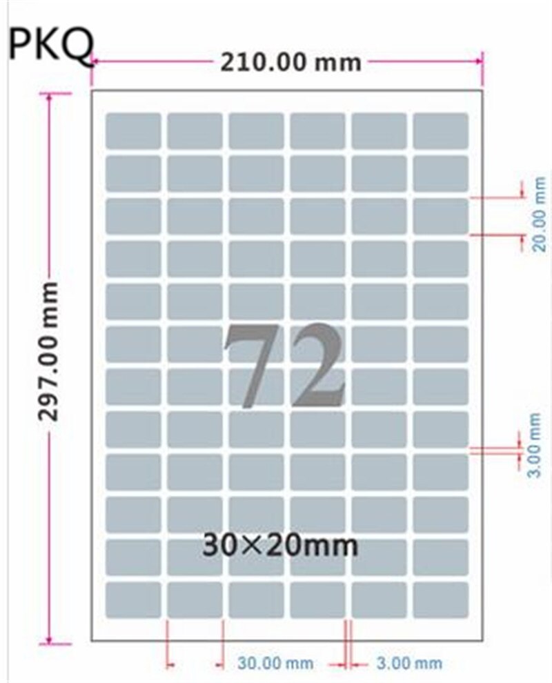 50 sheets/set A4 Mat zilver coating zilver laserpr... – Grandado