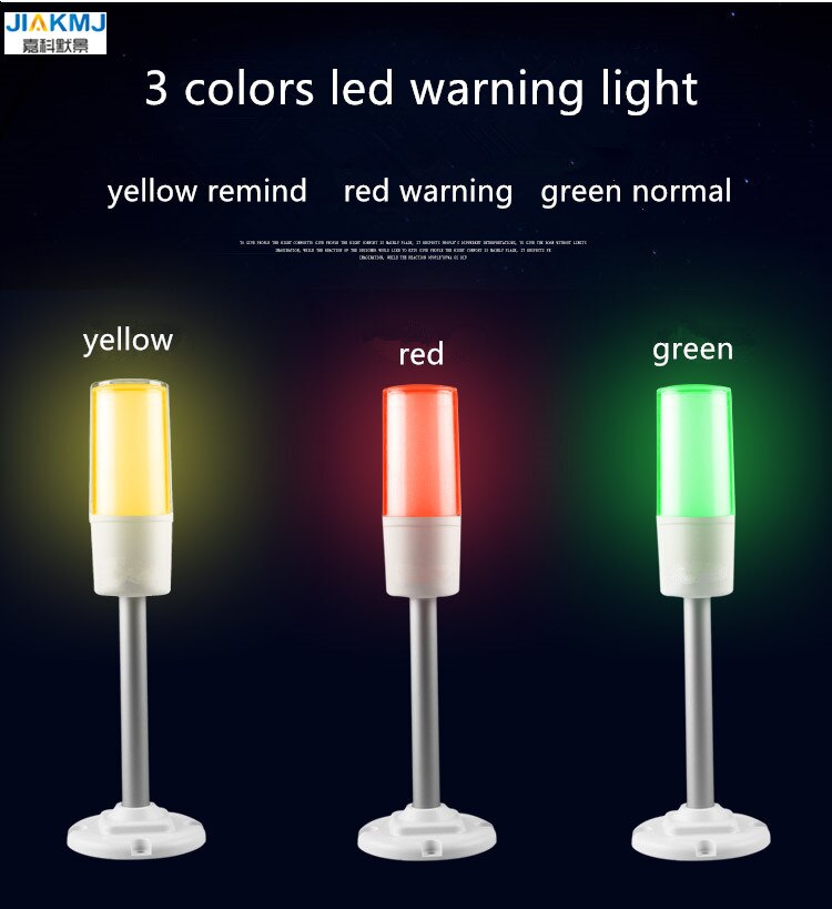 Led Three-Color Signal Indicator Lamp 24V 3 Color ... – Vicedeal