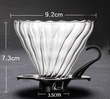 Heat-resistant Pour Over Glass Coffee Pot Filter C... – Vicedeal