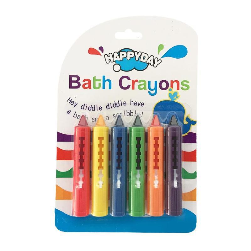 6pcs/set Bathroom Crayons Washed Color Easy To Era... – Vicedeal