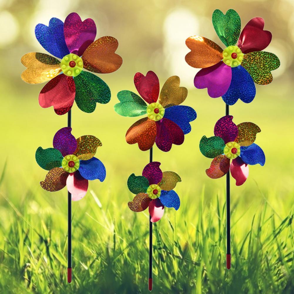 Roman Creatieve Dubbele Lagen Bloem Wind Spinner D... – Vicedeal