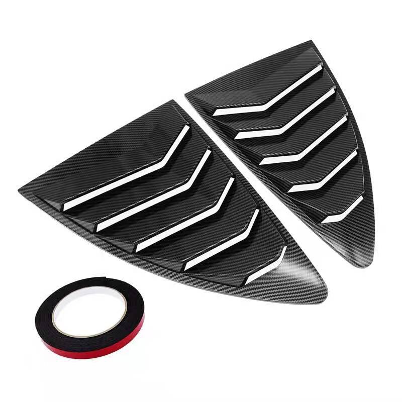 1 Pair Auto Rear Quarter Window Louvers Spoiler Pa... – Vicedeal