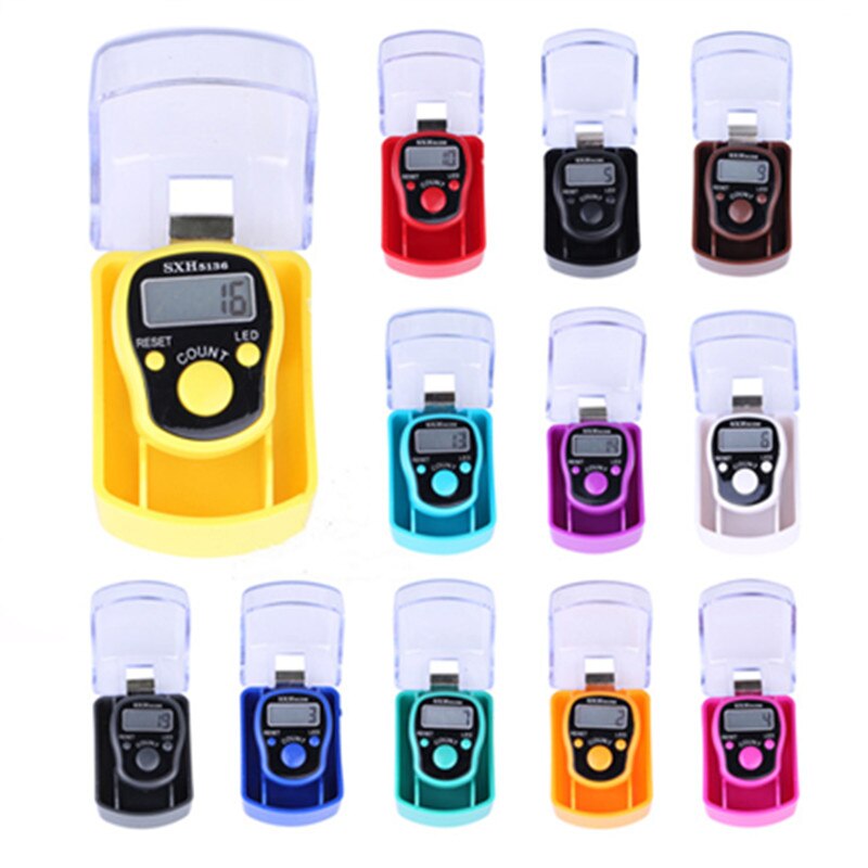 Mini Stitch Marker Row Finger Counter Ring LCD Ele... – Grandado