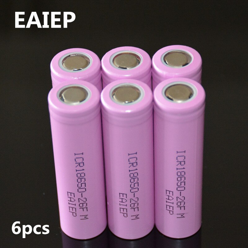 1-8 Stuks Originele Eaeip 18650 3.7V 2600 Mah Lith... – Vicedeal