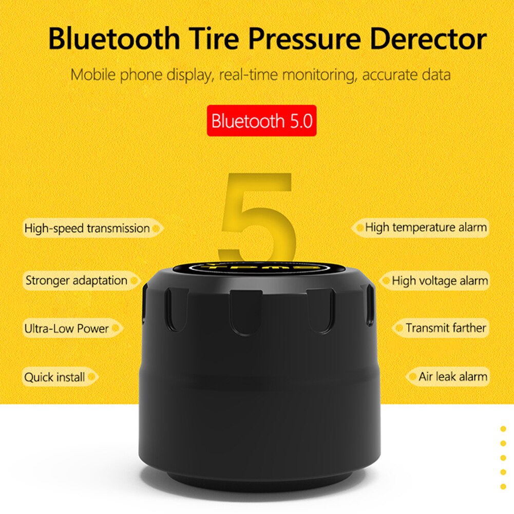 Bluetooth 5 0 Tpms Car Tire Tyre Pressure Monitori Grandado