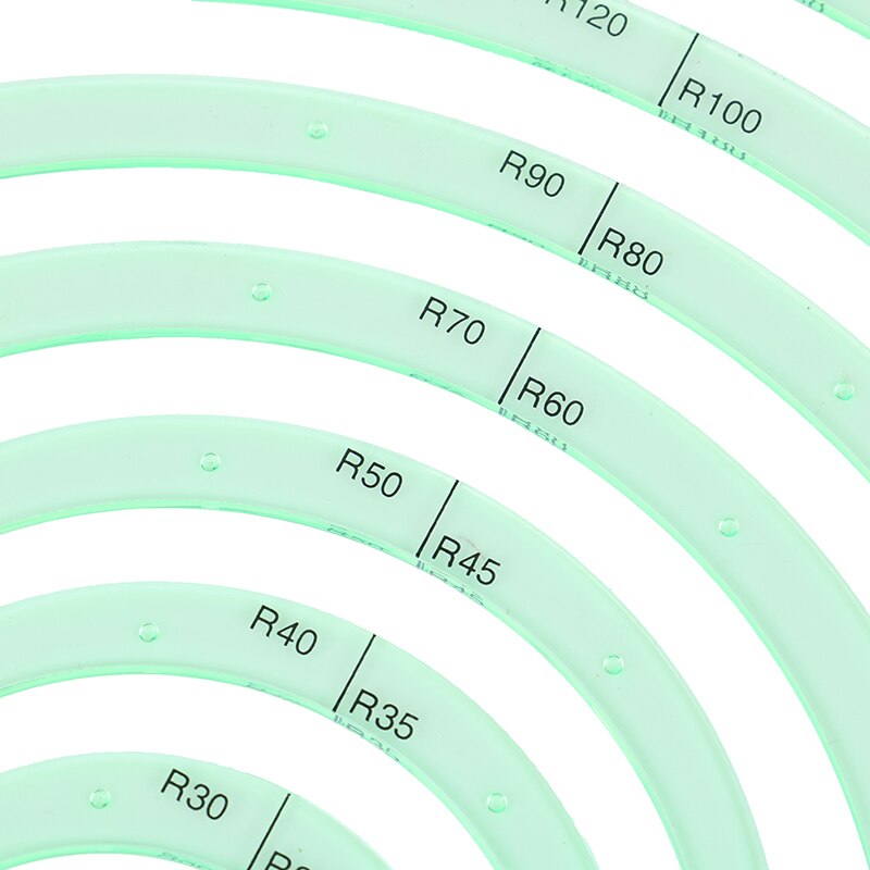 Plastic Students Rectangle Shape Green Drawing Cir... – Vicedeal