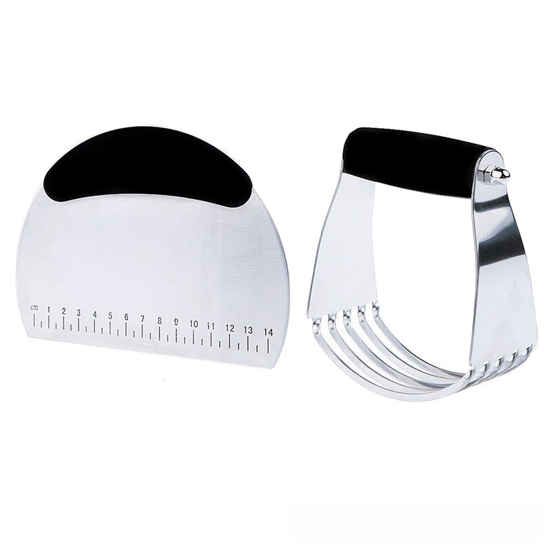 Pastry Cutter & Dough Scraper Set,Stainless Steel ... – Grandado