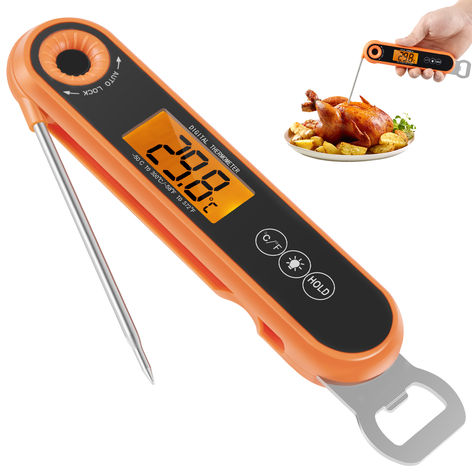 Food Thermometer Grill Temperature Measuring Meat ... – Grandado