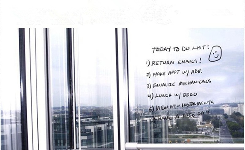 SUNICE Clear Writing Film Use for School Home Wind... – Grandado