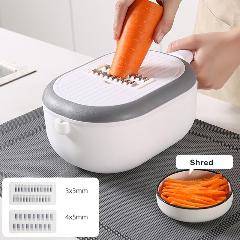 Multifunctional Vegetable Cutter Rotating Drain Ba... – Grandado