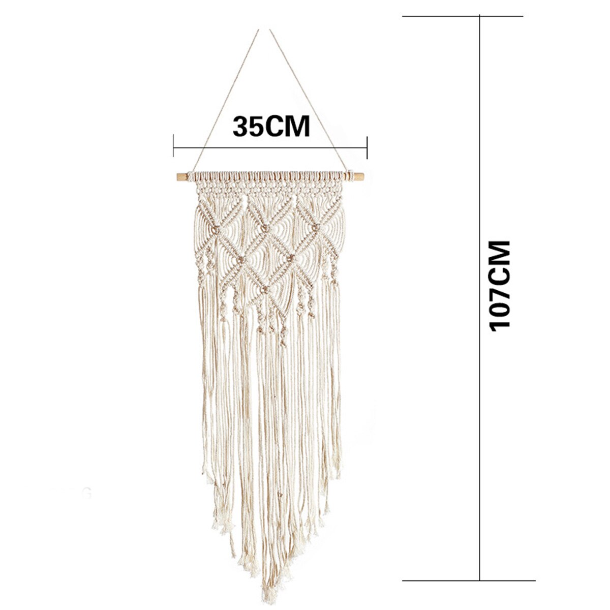 Woven Modern Bohemian Wall Art Macrame Wall Hangin... – Grandado