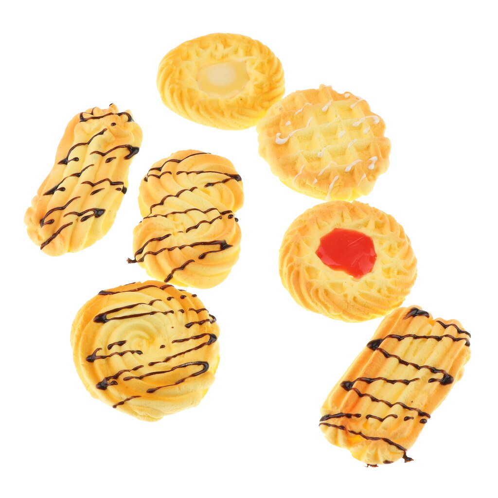 Artificial Cookies Set Simulation Biscuits Dessert... – Grandado