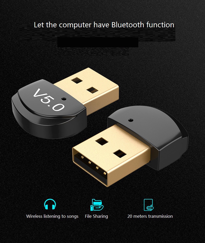 USB Wireless Bluetooth 5.0 Receiver Adapter Dongle... – Grandado