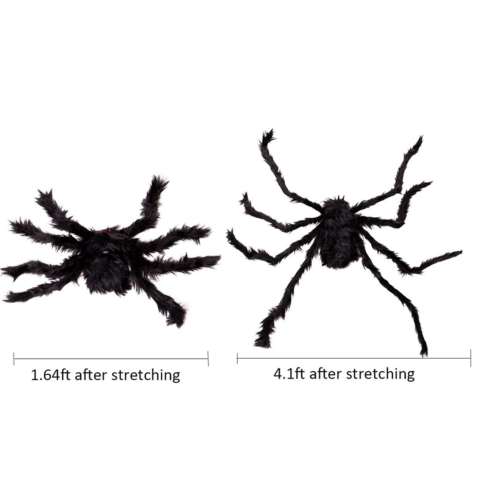 1Pc 30/50/75cm Black Big Halloween Plush Spiders K... – Grandado