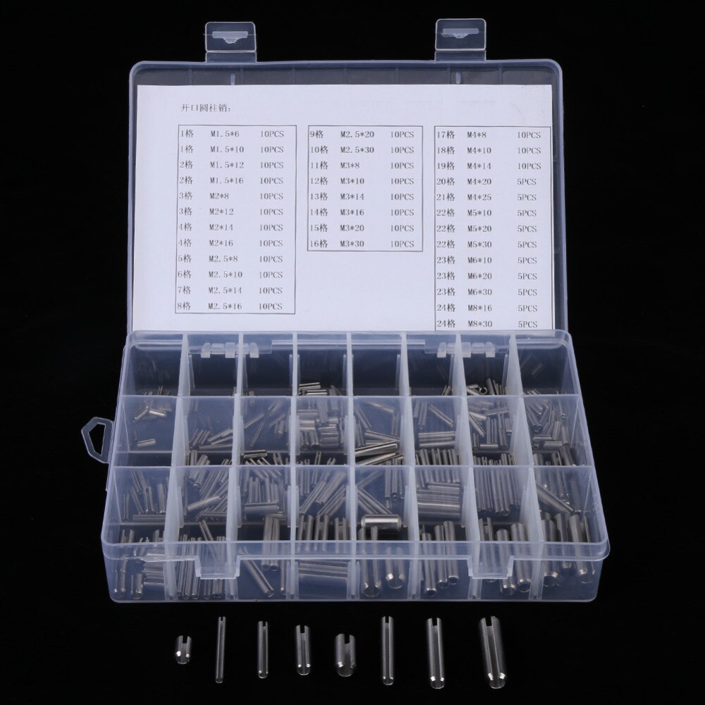 280Pcs Stainless Steel Spring Tension Pins Organiz... – Vicedeal