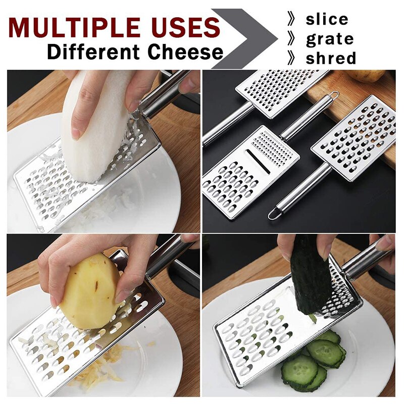 Cheese Grater Handheld Shredder, Grater Stainless ... – Grandado