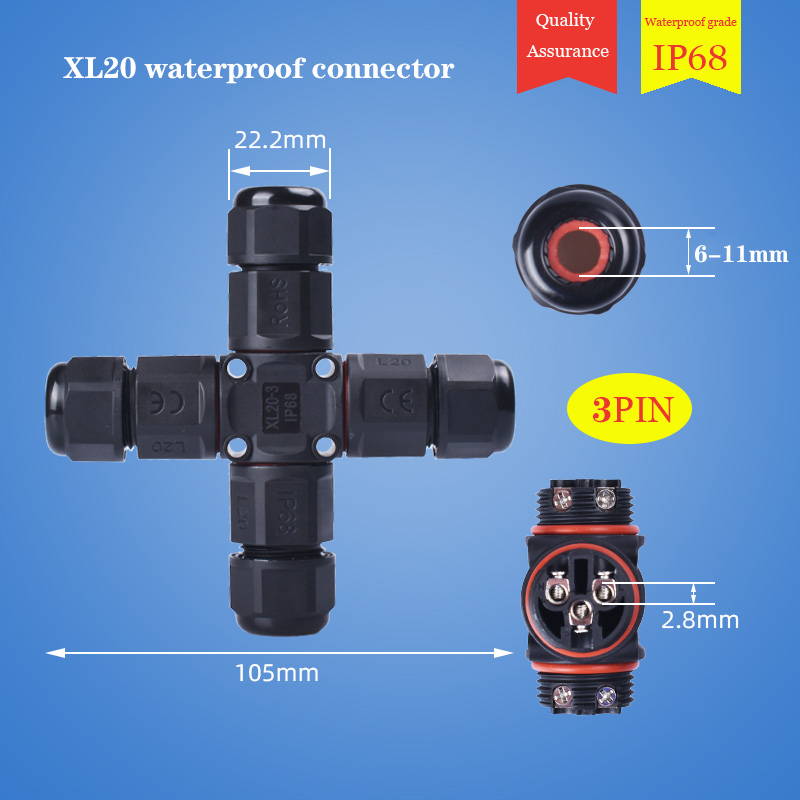 Ip68 Waterproof Electrical Connector Type Wire And Grandado