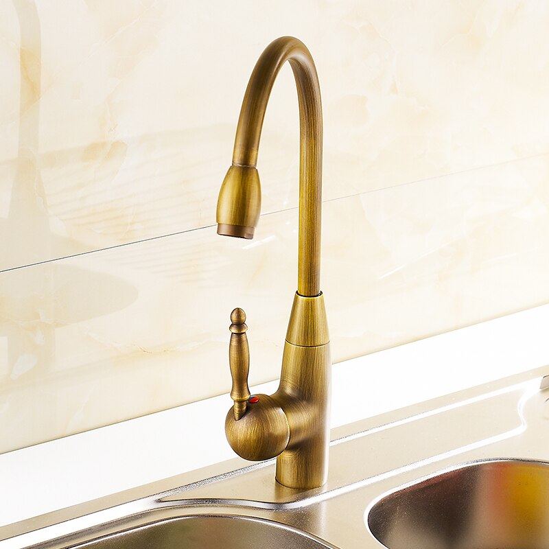 Antique brass faucet antique faucet retro kitchen ... – Grandado