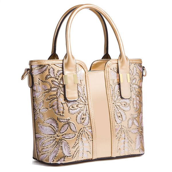 Ainvoev Pu Leather Luxe Handtassen Pailletten Tas ... – Grandado