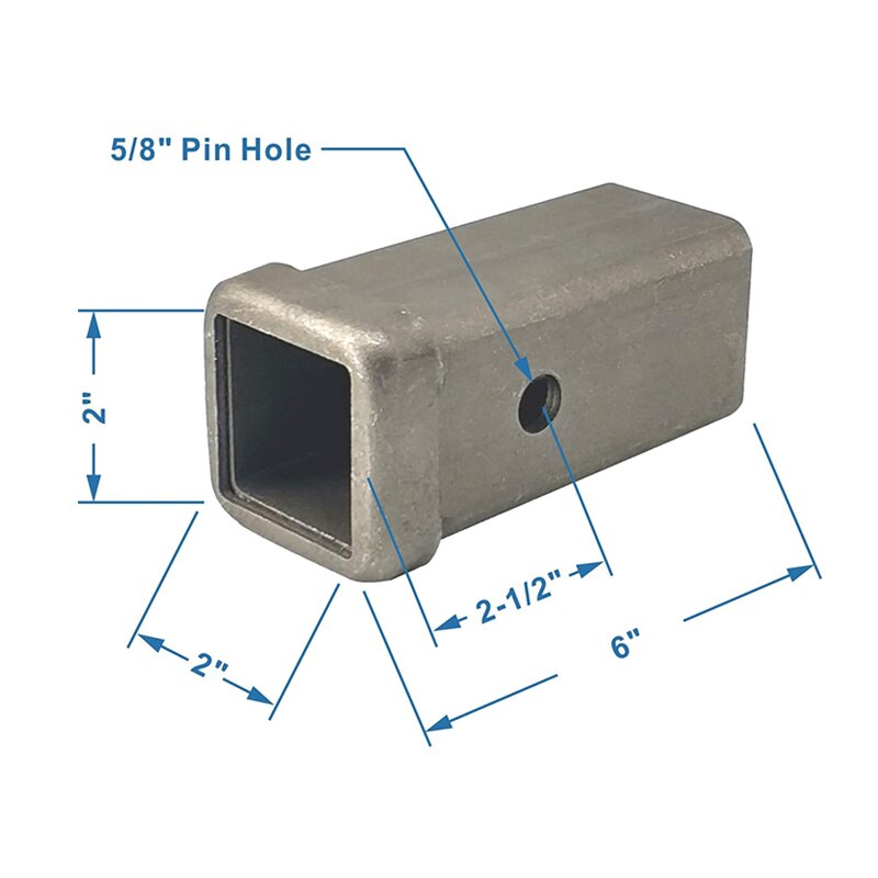 ALWAYSME 2-Inch x 6-Inch Weld-On Raw Steel Trailer... – Grandado