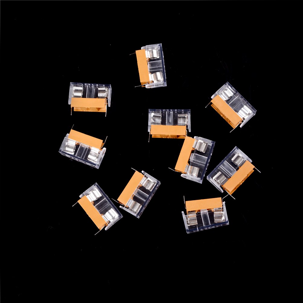 10pcs 5*20mm Glass Fuse Holder With Transparent Co... – Grandado