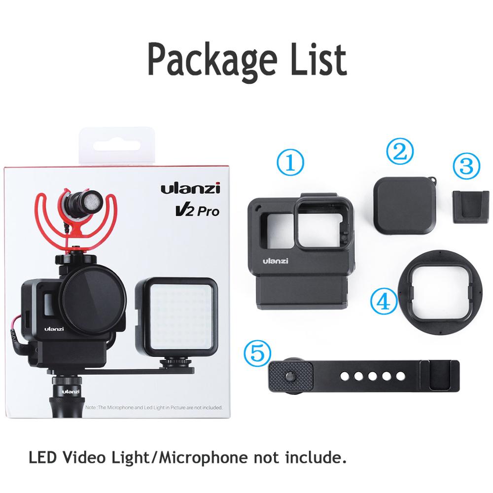 ULANZI V2 Pro GoPro Vlogging Case Housing Cage Fra... – Grandado