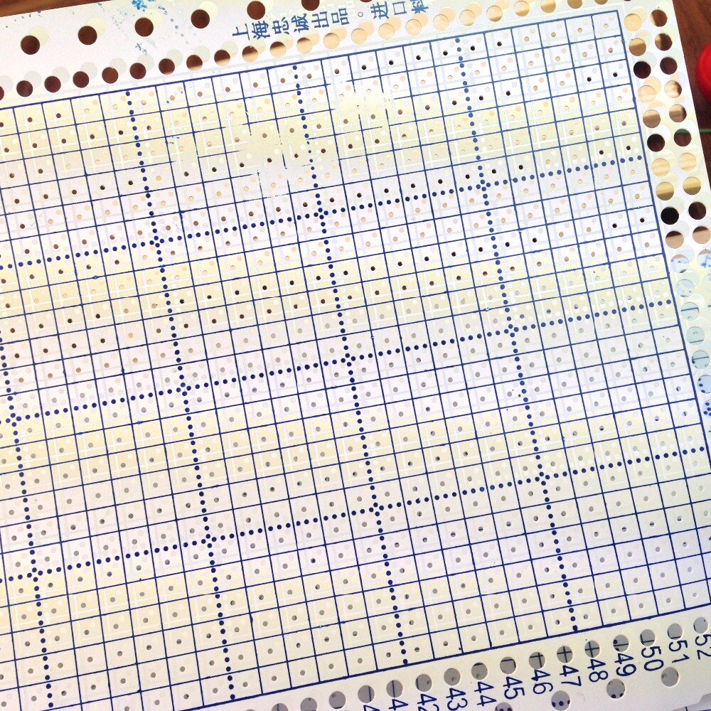 10 stk / lot card punch enhed til punch cards brother / silver reed ...