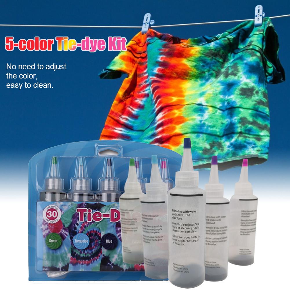 Juego de 5 colores de tintes de lino de algodón, t... – Grandado