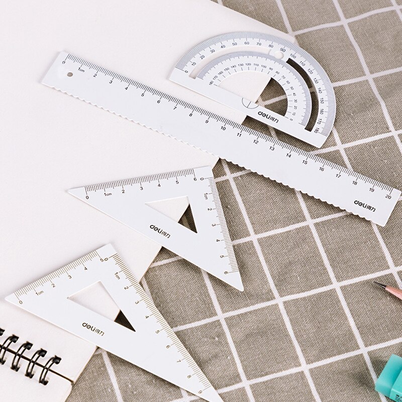 Stationery drawing tool set student set ruler rule... – Grandado