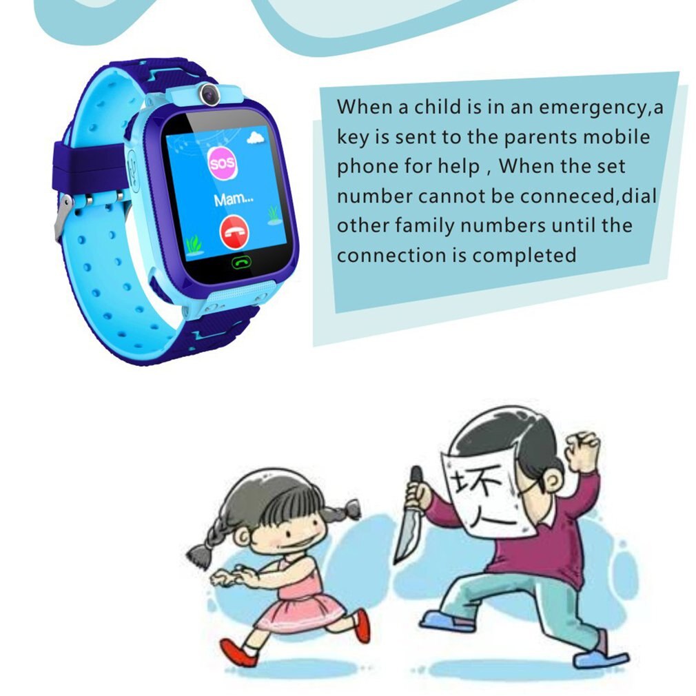 Children's Smart Watch SOS Phone Watch Smartwa... – Vicedeal