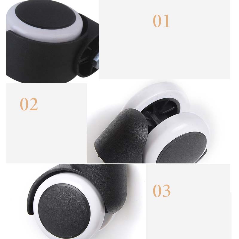 Holdbar 2 tommer skrue universal mute hvid hjul ny... – Grandado