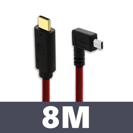 3m/5m/8m/10m tethered shooting cable mini usb 8p c... – Grandado