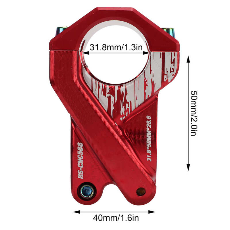 Mountain Bike Stem 50mm Bike Stem Anodized Sturdy ... – Vicedeal