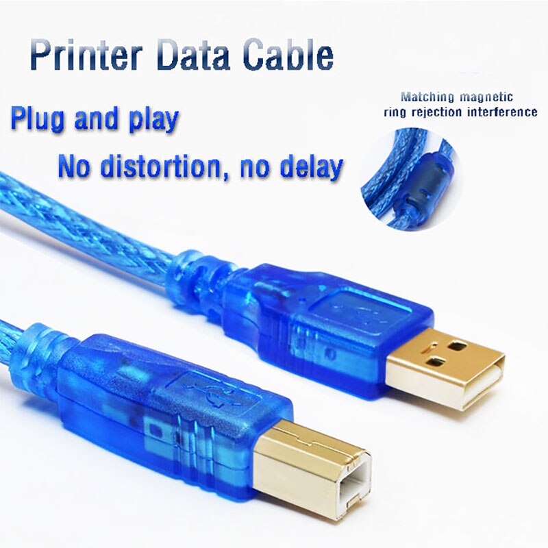Usb Printer Kabel Usb Type B Male Naar Een Manneli... – Grandado