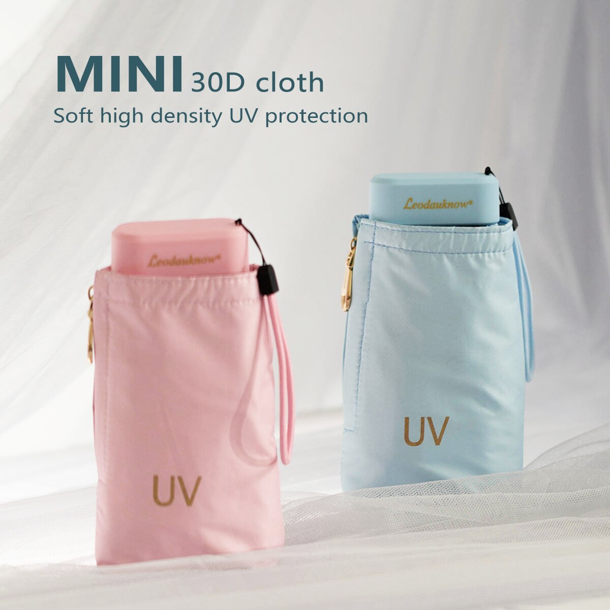 Cute Mini Umbrella Rain Women UV Protection Portab... – Grandado