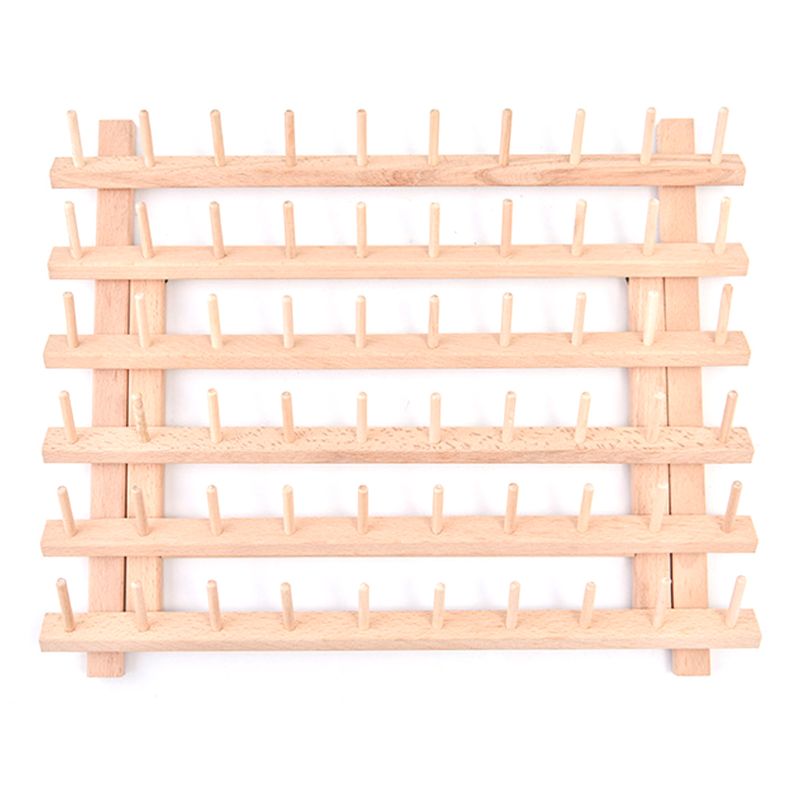 Foldable Wood Thread Stand Rack Organizer Wall Mou... – Vicedeal