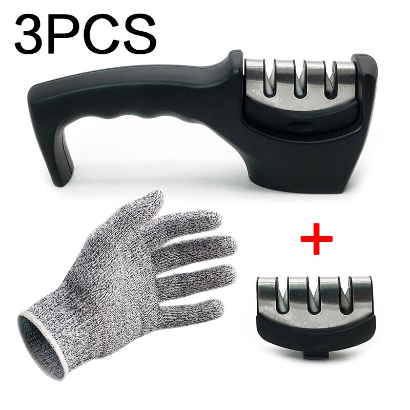 knife sharpener 3 Stages diamond Tungsten steel ce... – Grandado