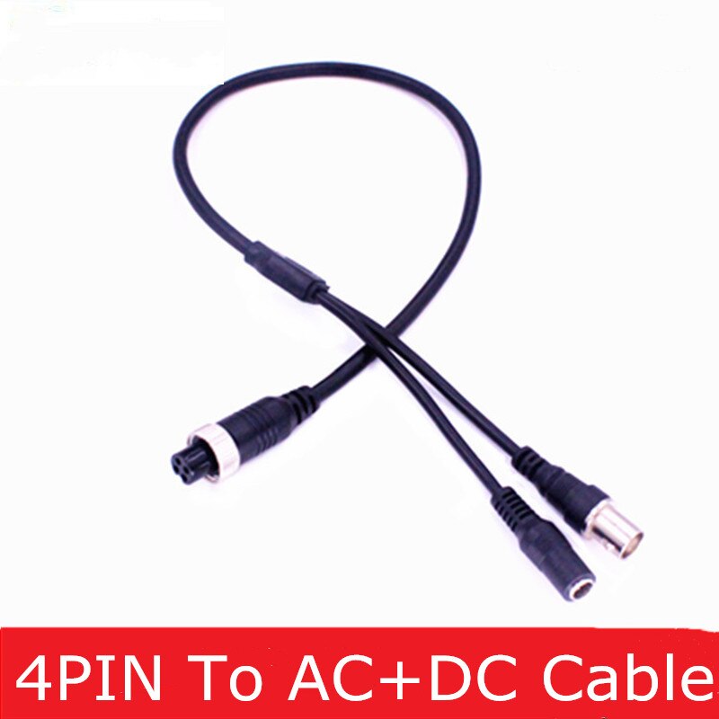 Cable de aviación de 4 pines a AC + DC Audio/Video... – Grandado
