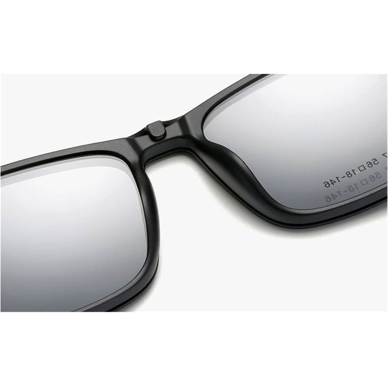 1+5 Polarized Magnetic Sleeve Glasses Frame Male U... – Grandado