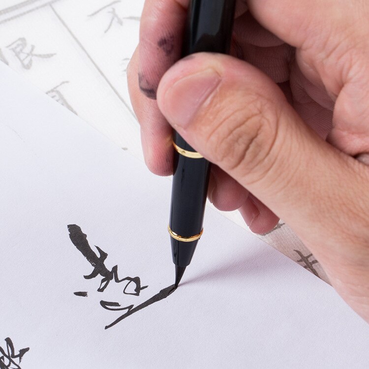 Calligraphy general metal soft brush pen water bru... – Grandado