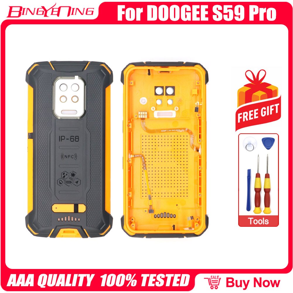 100% Originele Voor Doogee S59 Pro Batterij Cover ... – Vicedeal
